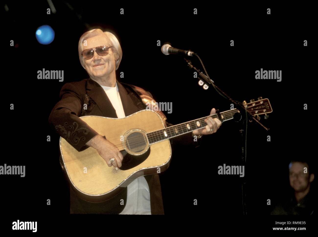 Country music singer George Jones, known for his long list of hit ...