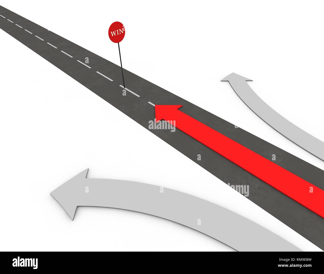 Bifurcate arrow hi-res stock photography and images - Alamy