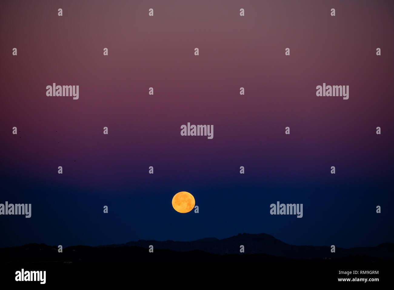 Super blood red wolf moon hi-res stock photography and images - Alamy