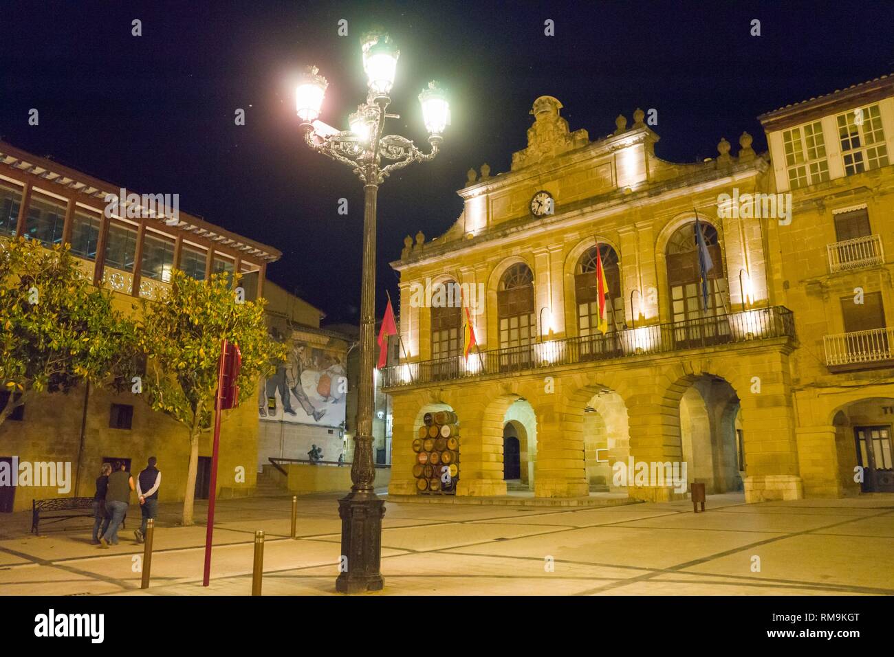 Haro is a medieval village in La Rioja Spain.The city hall building by ...