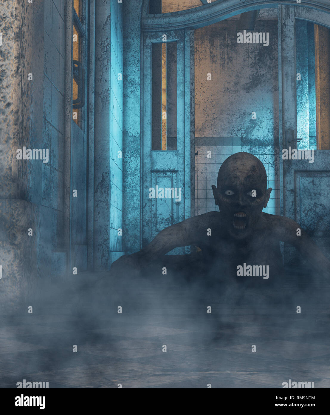 Undead's house,Ghost woman who will never go anywhere else but her home ...