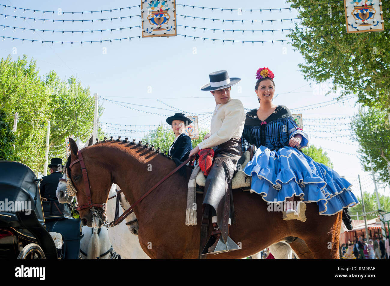 SPAIN, SEVILLE: The ‘Feria de April’, the April Fair, is Seville’s most ...