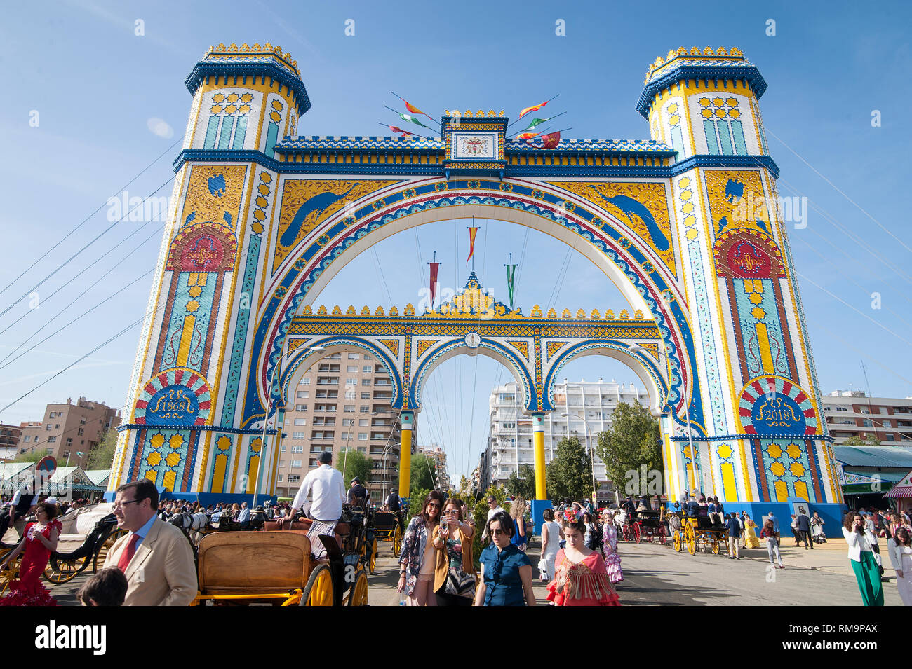 SPAIN, SEVILLE: The ‘Feria de April’, the April Fair, is Seville’s most ...