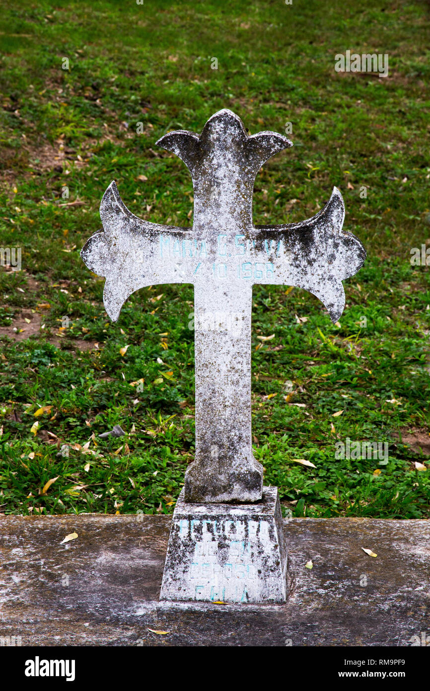 Grave Markers in the Cemetary Stock Photo - Alamy