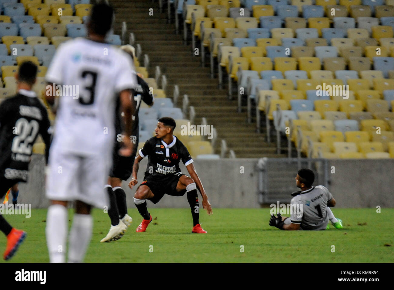 Rio De Janeiro, Brazil. 13th Feb, 2019. final of the Guanabara Cup ...
