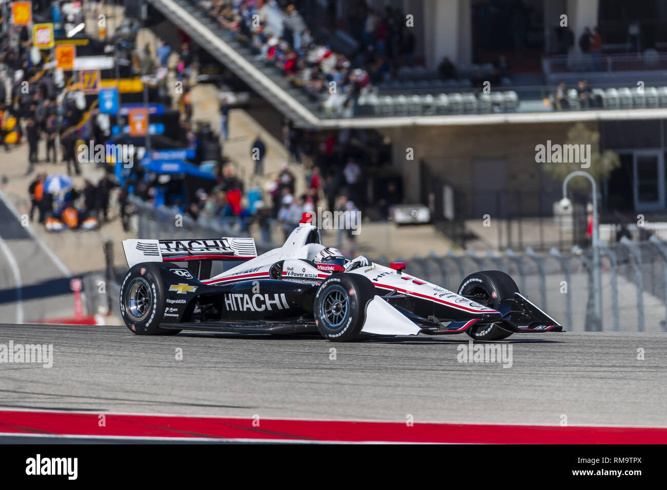 Austin, Texas, USA. 12th Feb, 2019. JOSEF NEWGARDEN (2) of the United ...