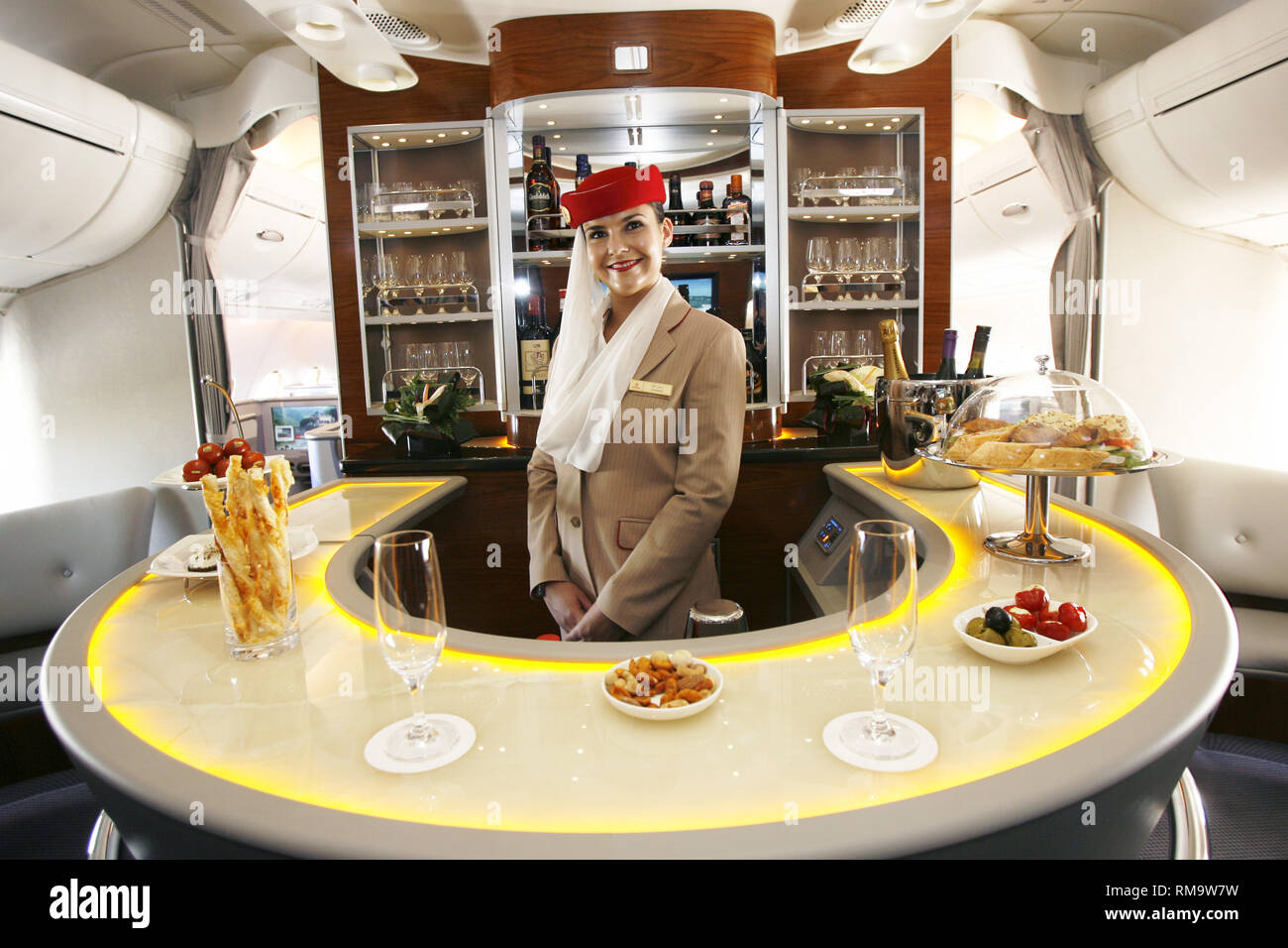 Emirates airline bar hi-res stock photography and images - Alamy