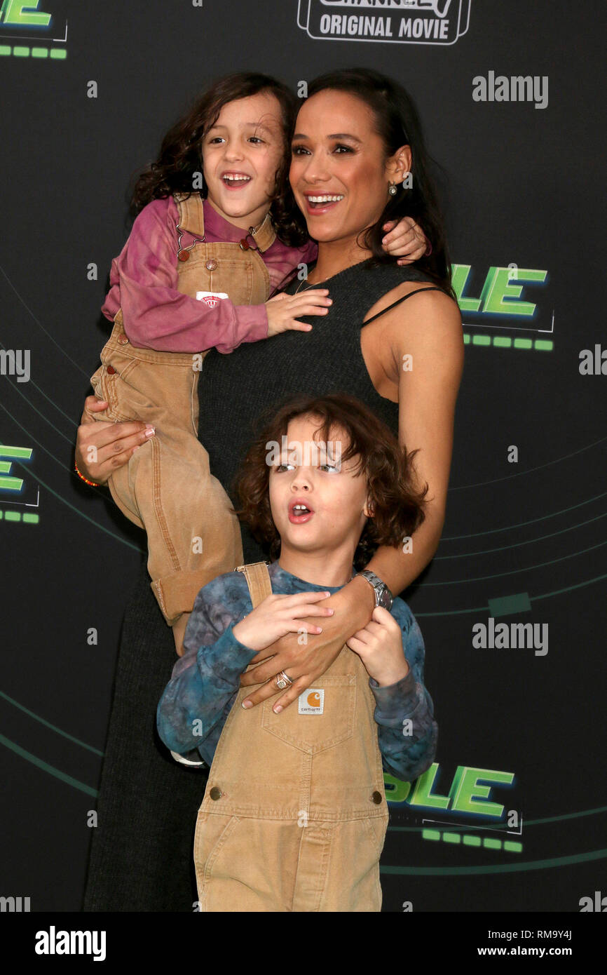 Los Angeles, CA, USA. 12th Feb, 2019. LOS ANGELES - FEB 12: Dania Ramirez, Sons at the ''Kim ...