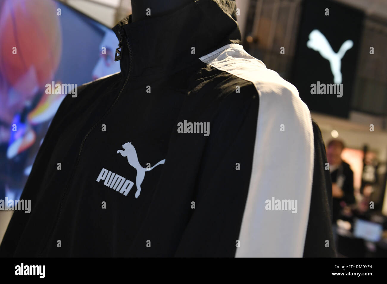 Herzogenaurach, Deutschland. 14th Feb, 2019. Edge motif, feature, Puma ...