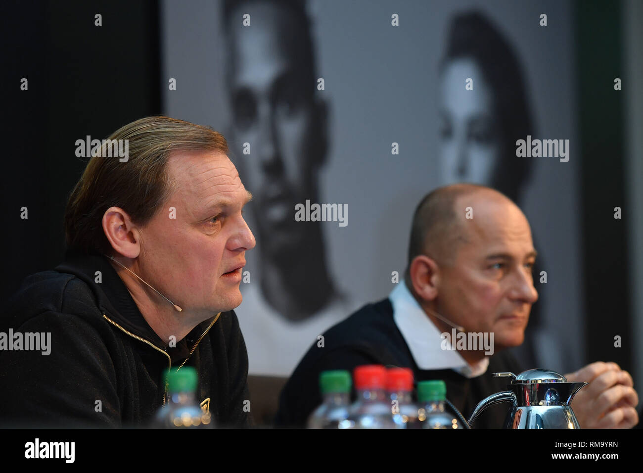 Herzogenaurach, Deutschland. 14th Feb, 2019. v.li:Bjoern GULDEN (CEO ...