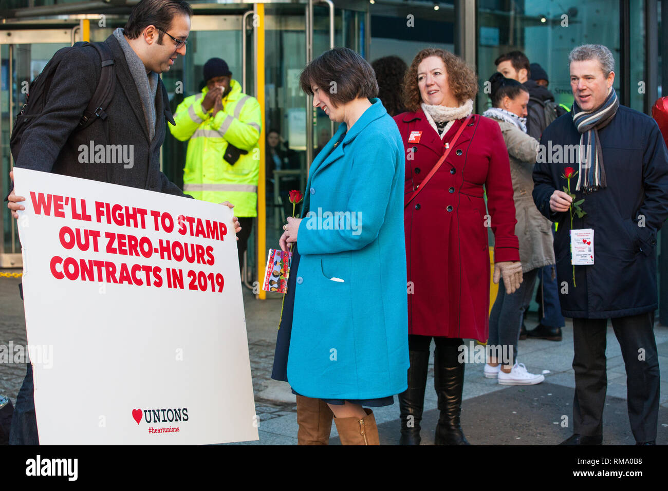 London, UK. 14th February, 2019. Frances O'Grady (General Secretary of ...