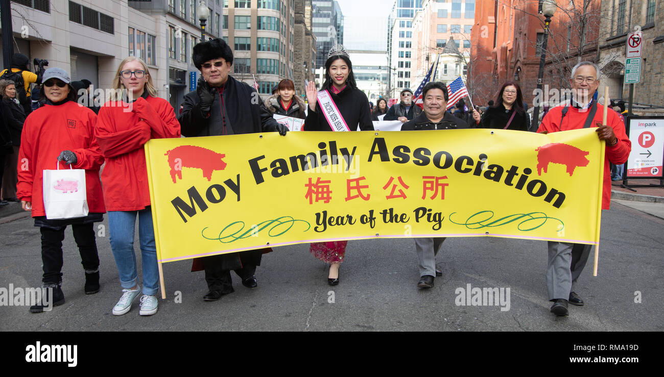 Washington, United States Of America. 10th Feb, 2019. The Moy Family ...