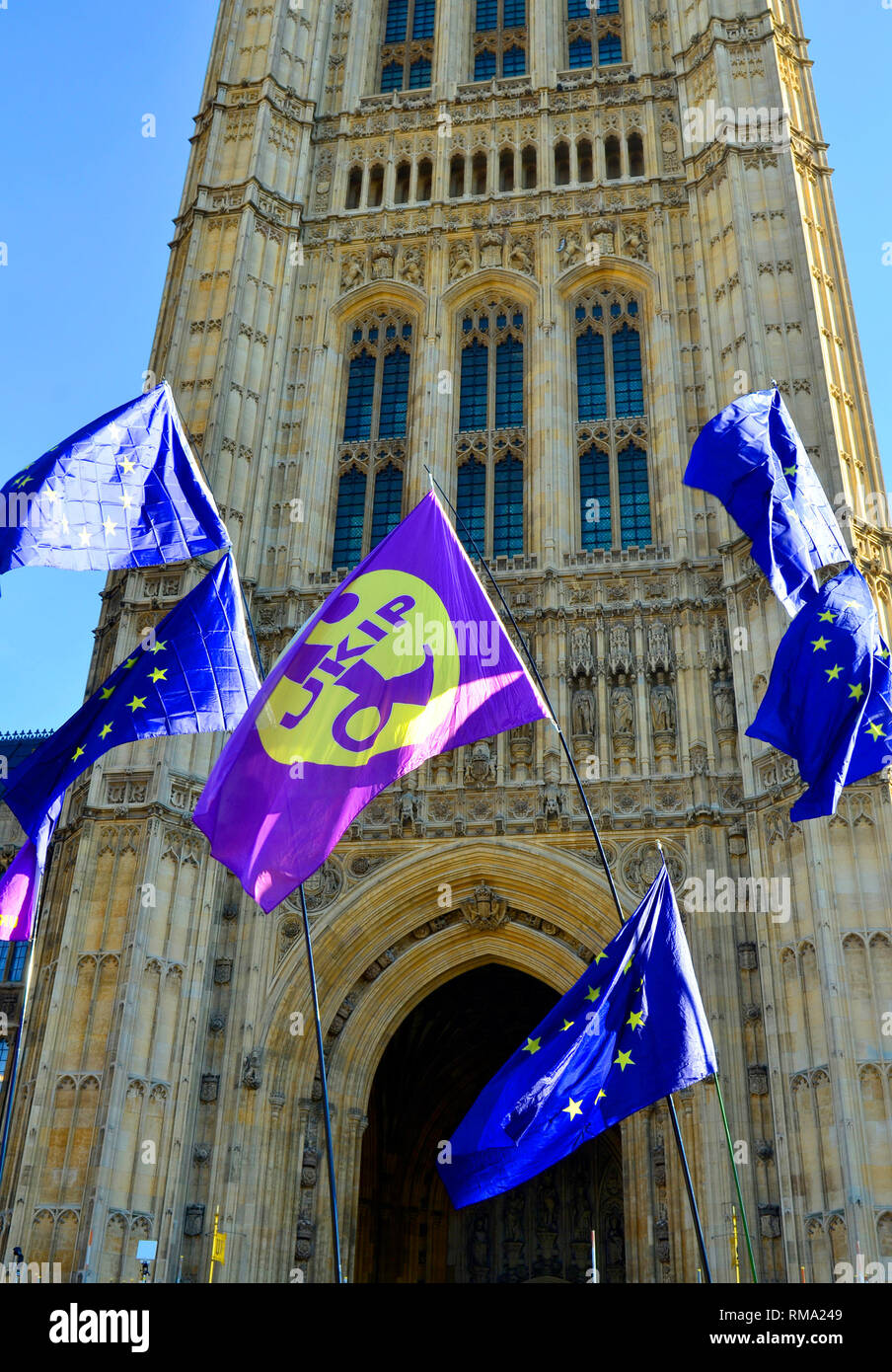 Ukip flag hi-res stock photography and images - Alamy