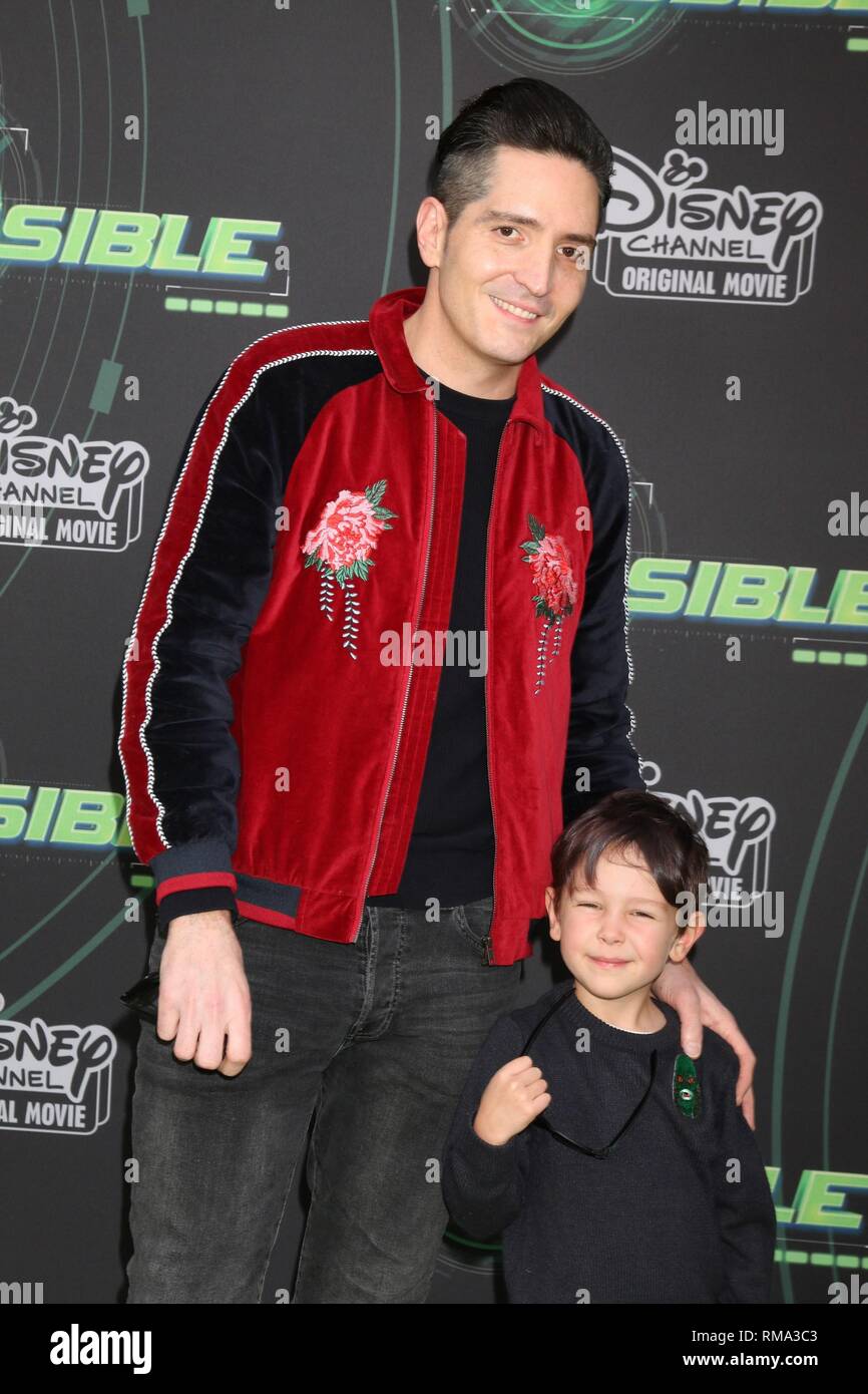 David Dastmalchian, son at arrivals for KIM POSSIBLE Premiere pt2 ...