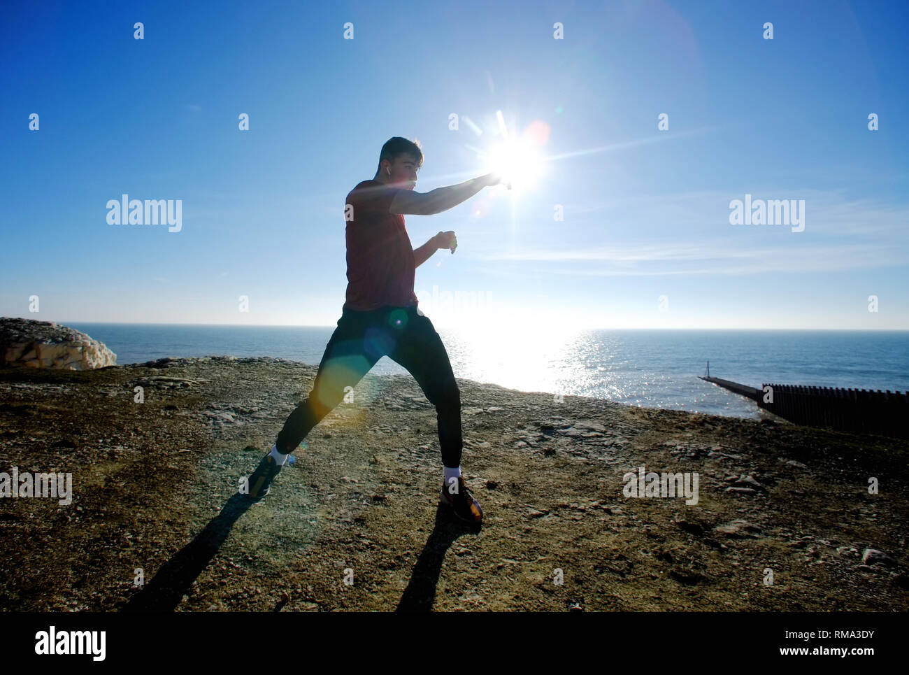 Boxing on the beach hi-res stock photography and images - Alamy