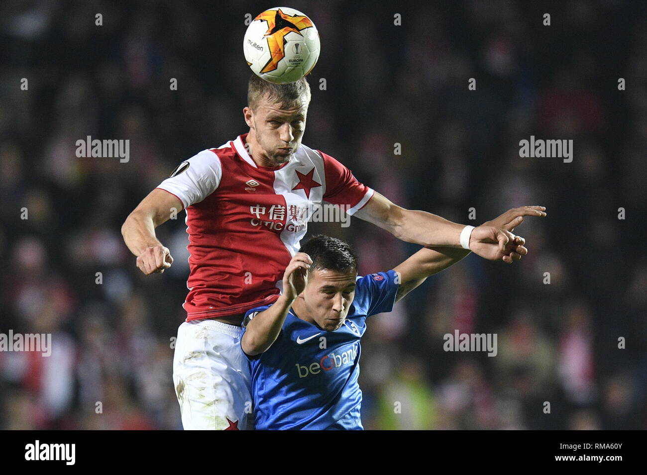 Prague, Czech Republic. 14th Feb, 2019. From left TOMAS SOUCEK of ...
