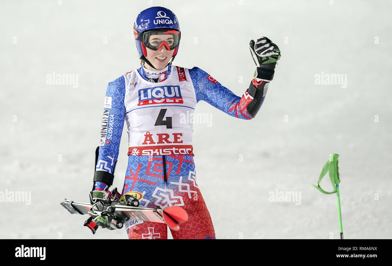Are, Sweden. 14th Feb, 2019. Alpine skiing, world championship, giant ...
