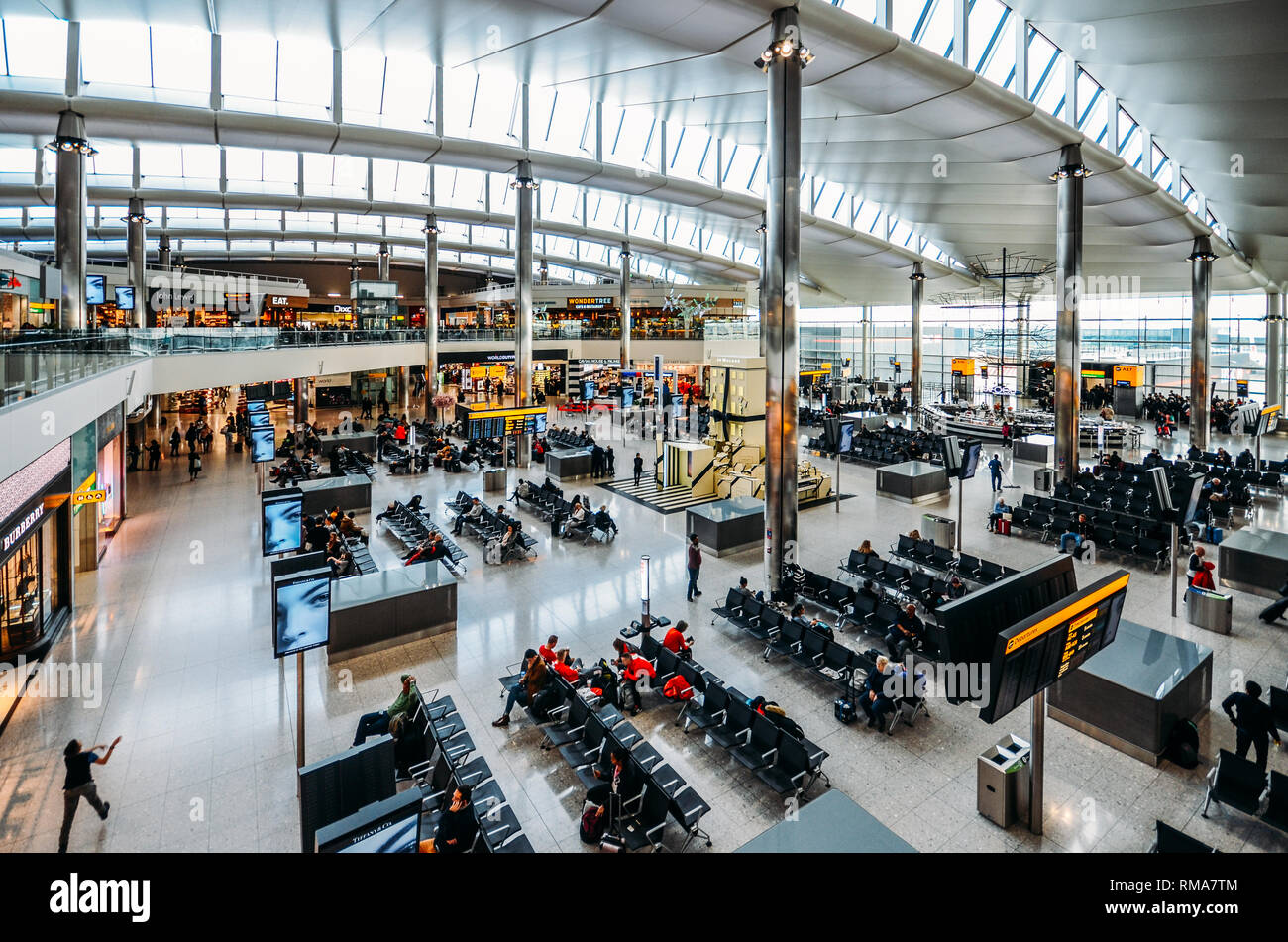 Heathrow Terminal 3 Lounge High Resolution Stock Photography and Images ...