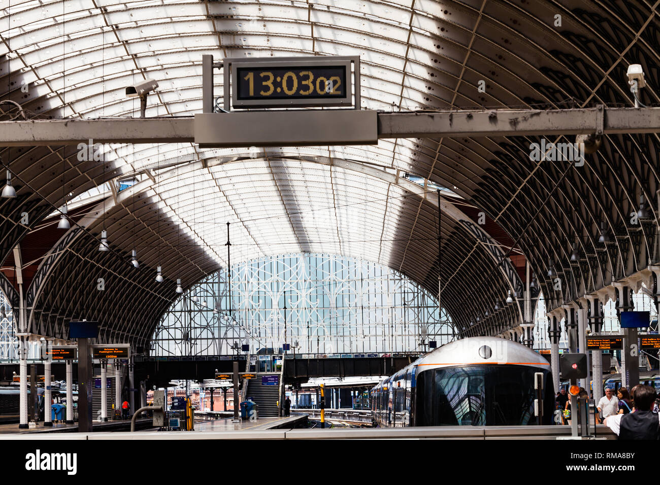 BIRMINGHAM, UK - March 2018 Paddington Underground Station England ...