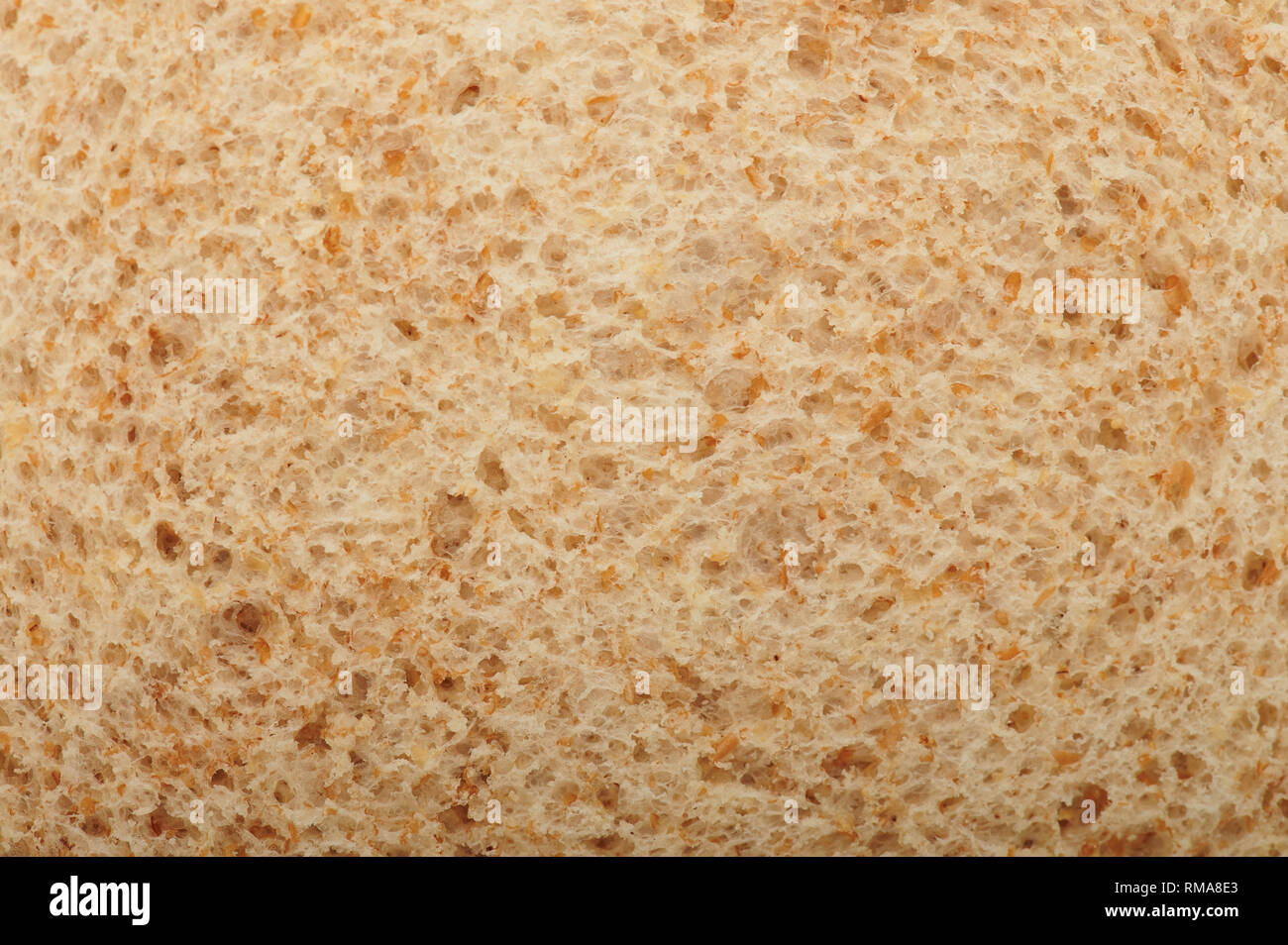 Brown bread texture surface close up view Stock Photo - Alamy