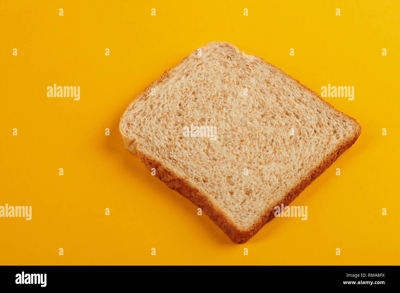 White Bread Slice Side