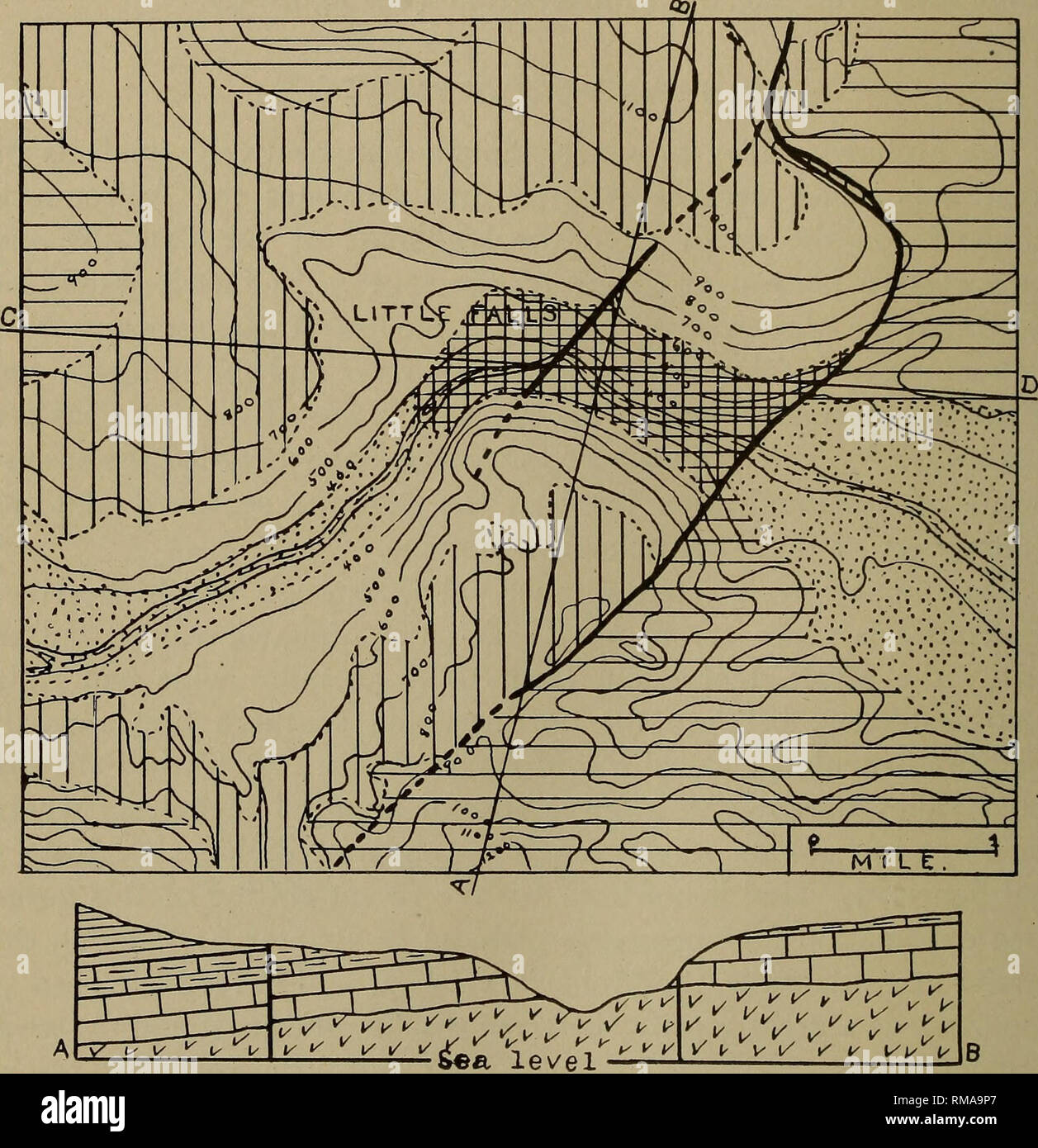 Geologic map topographic hi-res stock photography and images - Alamy