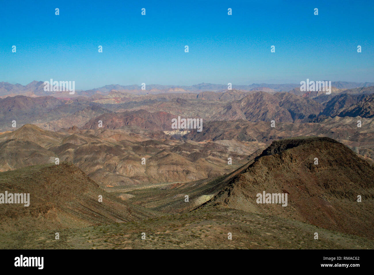 Mountain relief near Grand Canyon, Nevada Stock Photo - Alamy