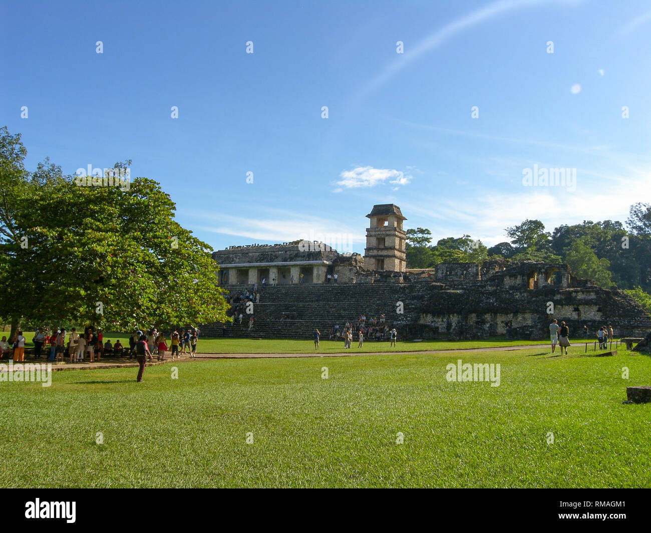 Palenque, Chiapas, Mexico - Maya archaeological site in the southern ...