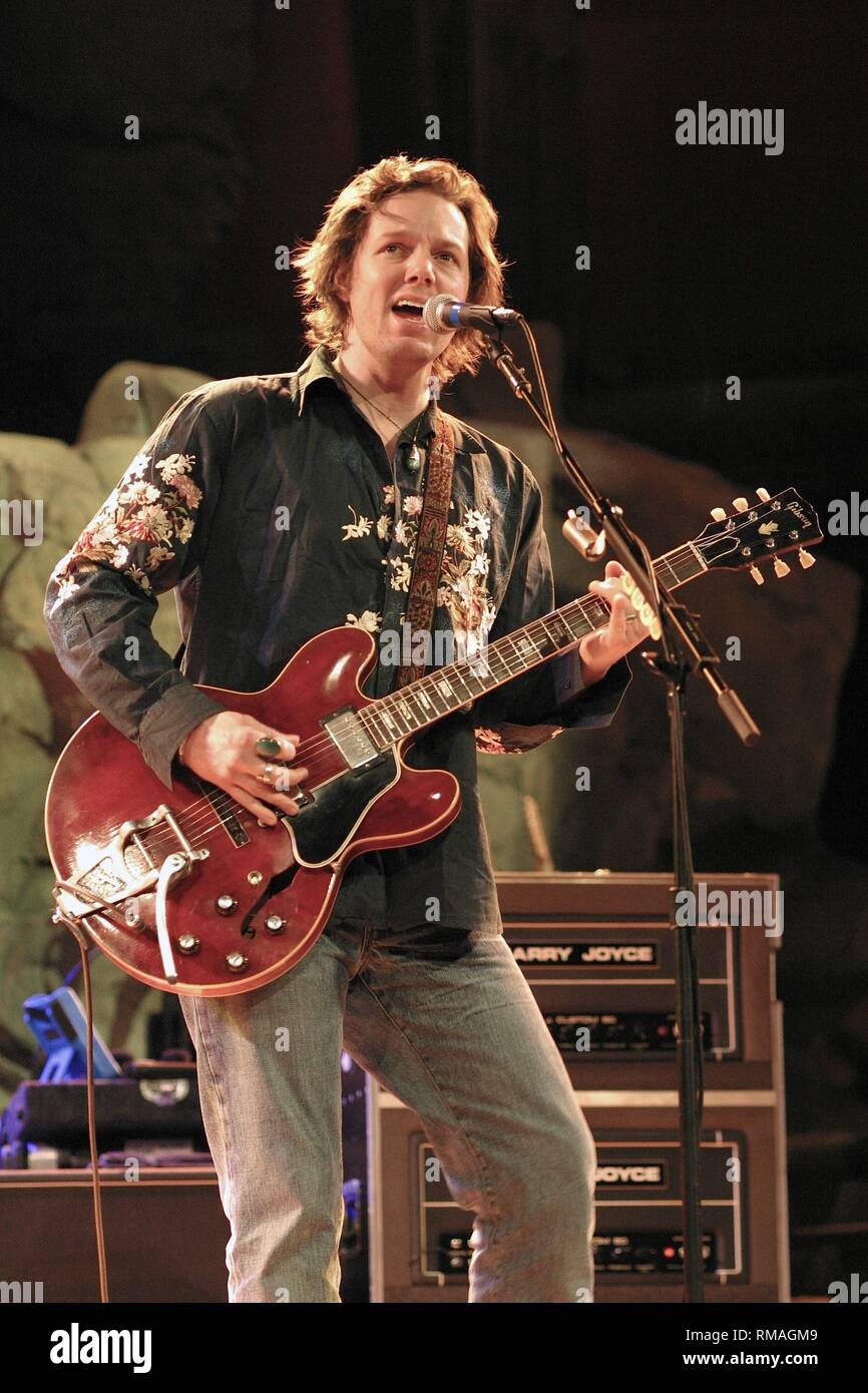 Guitarist Rich Robinson is shown playing with his side band Hookah ...