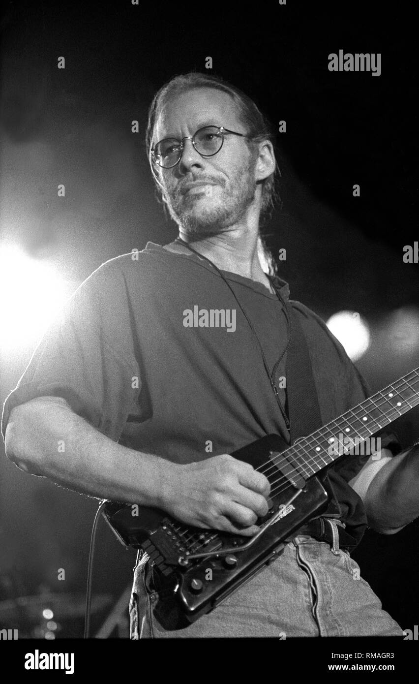Singer, songwriter and guitarist Warren Zevon is shown performing on ...