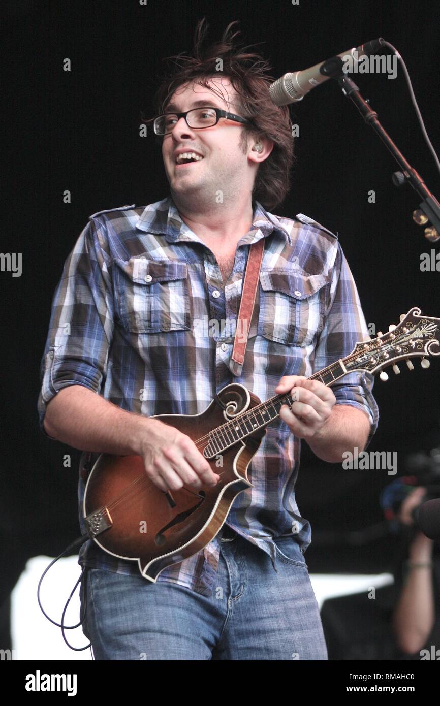 Mandolinist Jeff Austin of the Yonder Mountain String Band is shown ...