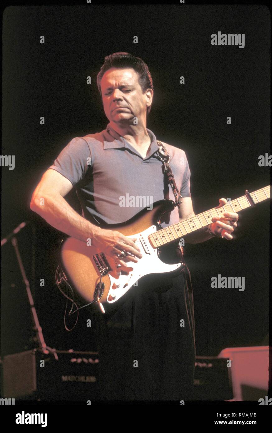 Blues guitarist, singer and songwriter Jimmie Vaughan is shown ...