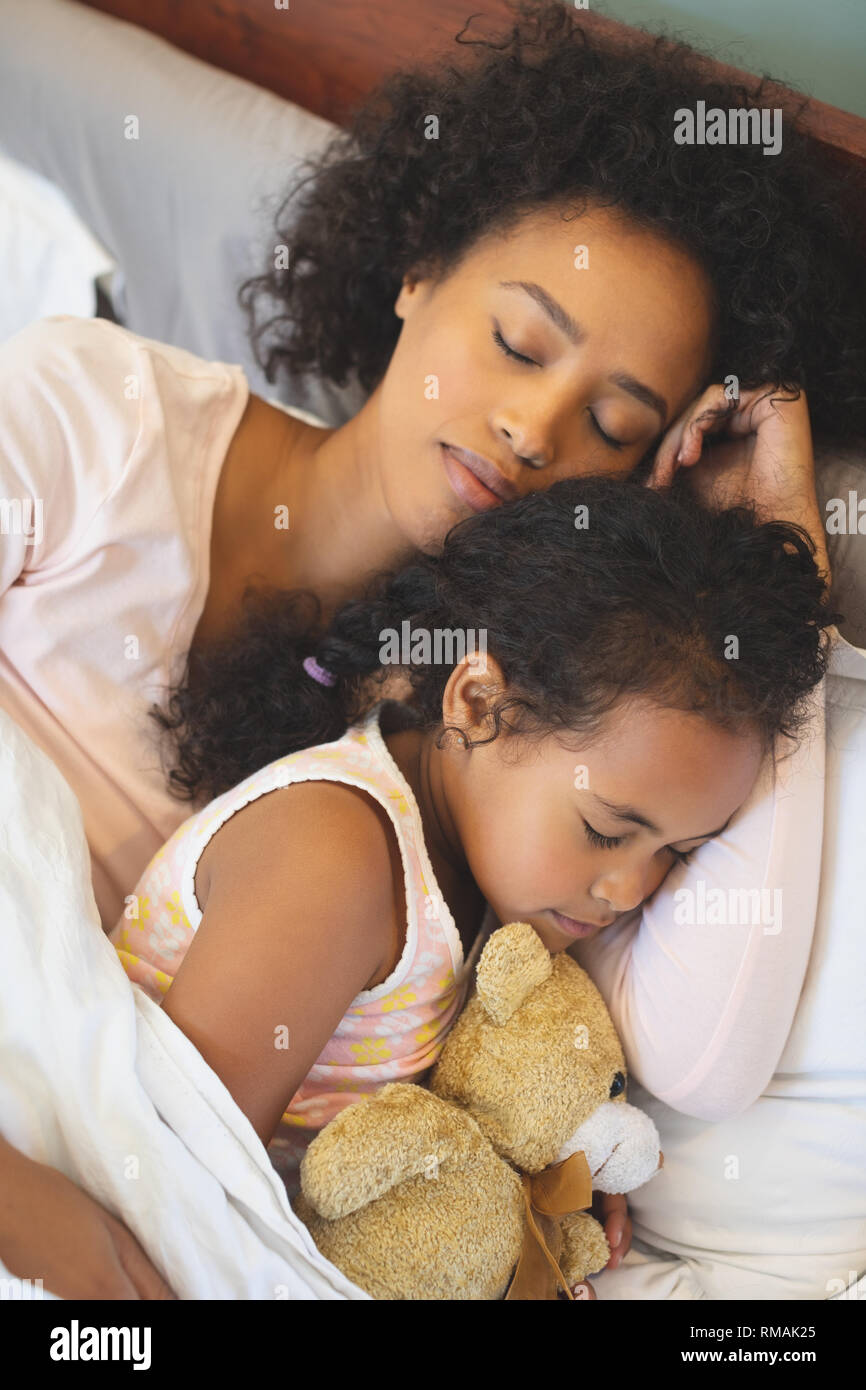 African american child bed sleeping hi-res stock photography and images ...