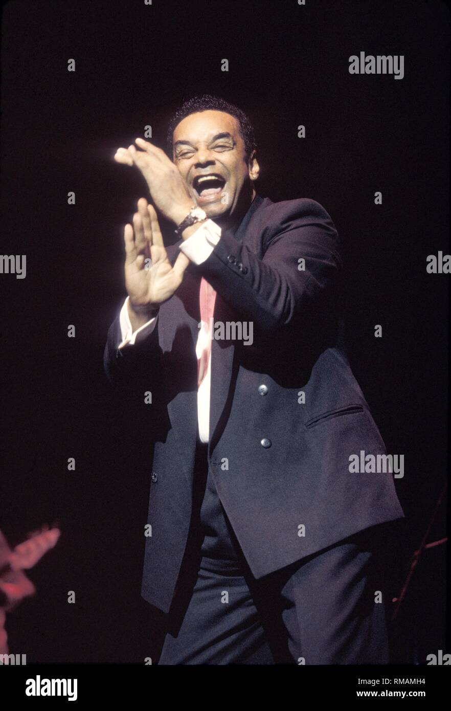 Singer Gary U.S. Bonds is shown performing on stage during a "live ...