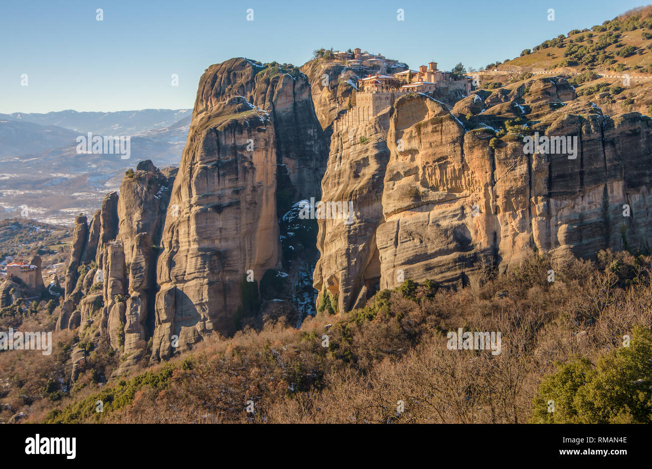 Visit meteora hi-res stock photography and images - Alamy