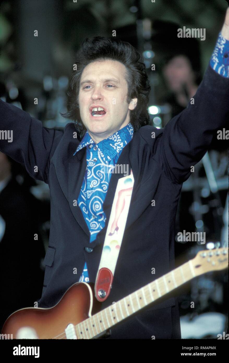 Guitarist and singer Dave Davies of the english rock band The Kinks is ...