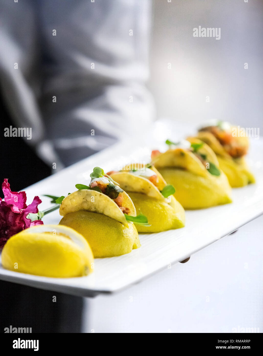 Mini tacos hi-res stock photography and images - Alamy