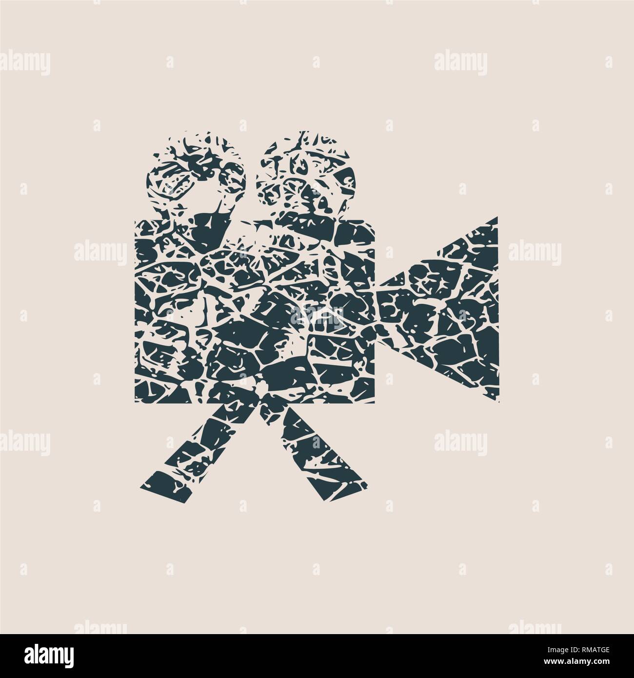 Retro cinema icon Stock Vector Image & Art - Alamy