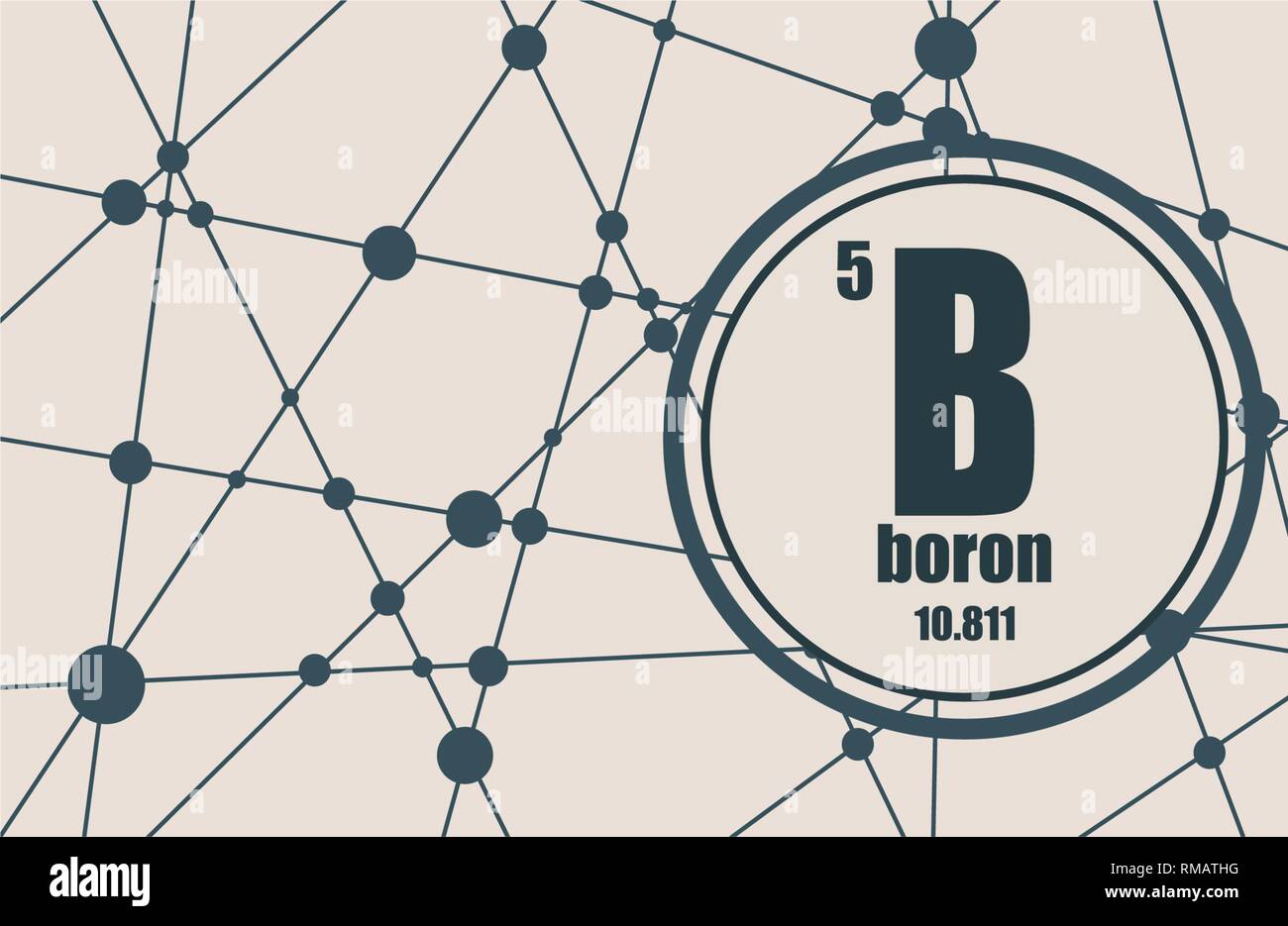 Boron element symbol atomic hi-res stock photography and images - Alamy