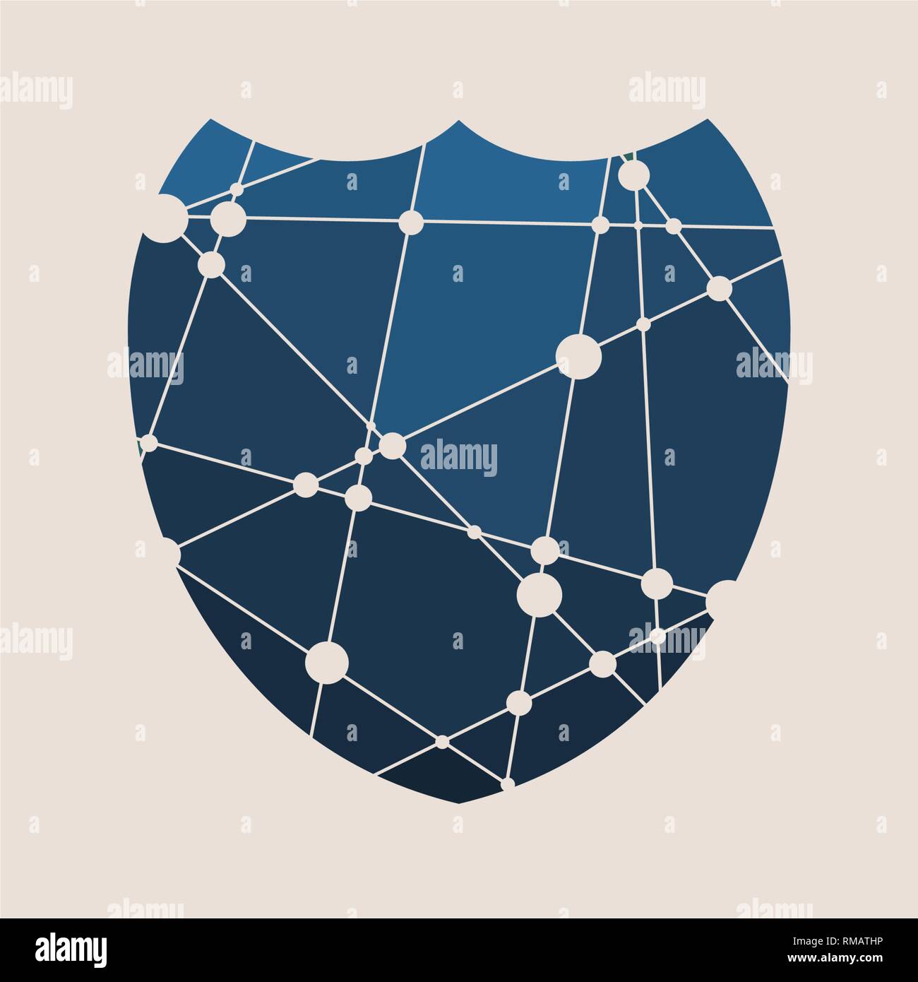 Template vector, shield low poly style Stock Vector Image & Art - Alamy