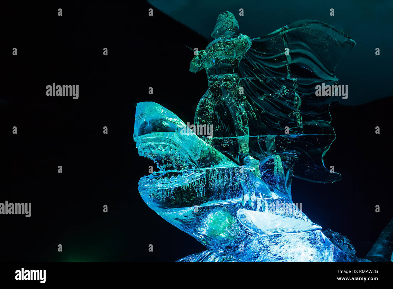 Shark ice water hi-res stock photography and images - Alamy