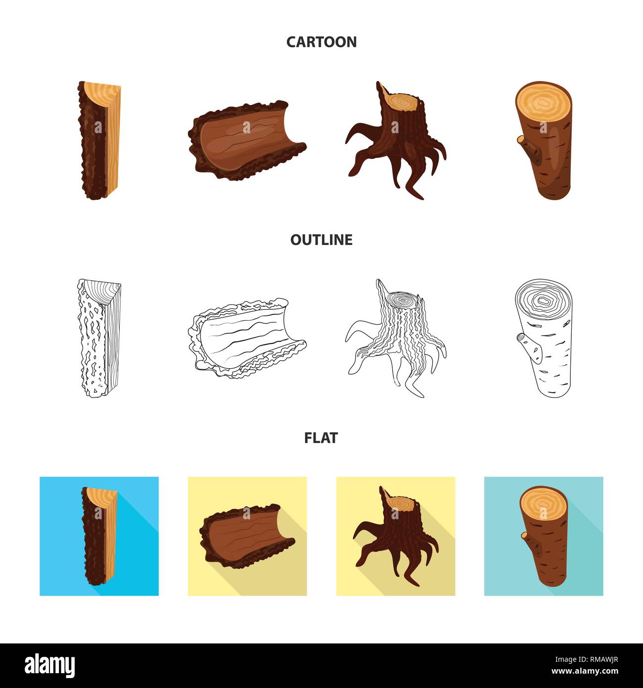 Deck Log Stock Vector Images - Alamy
