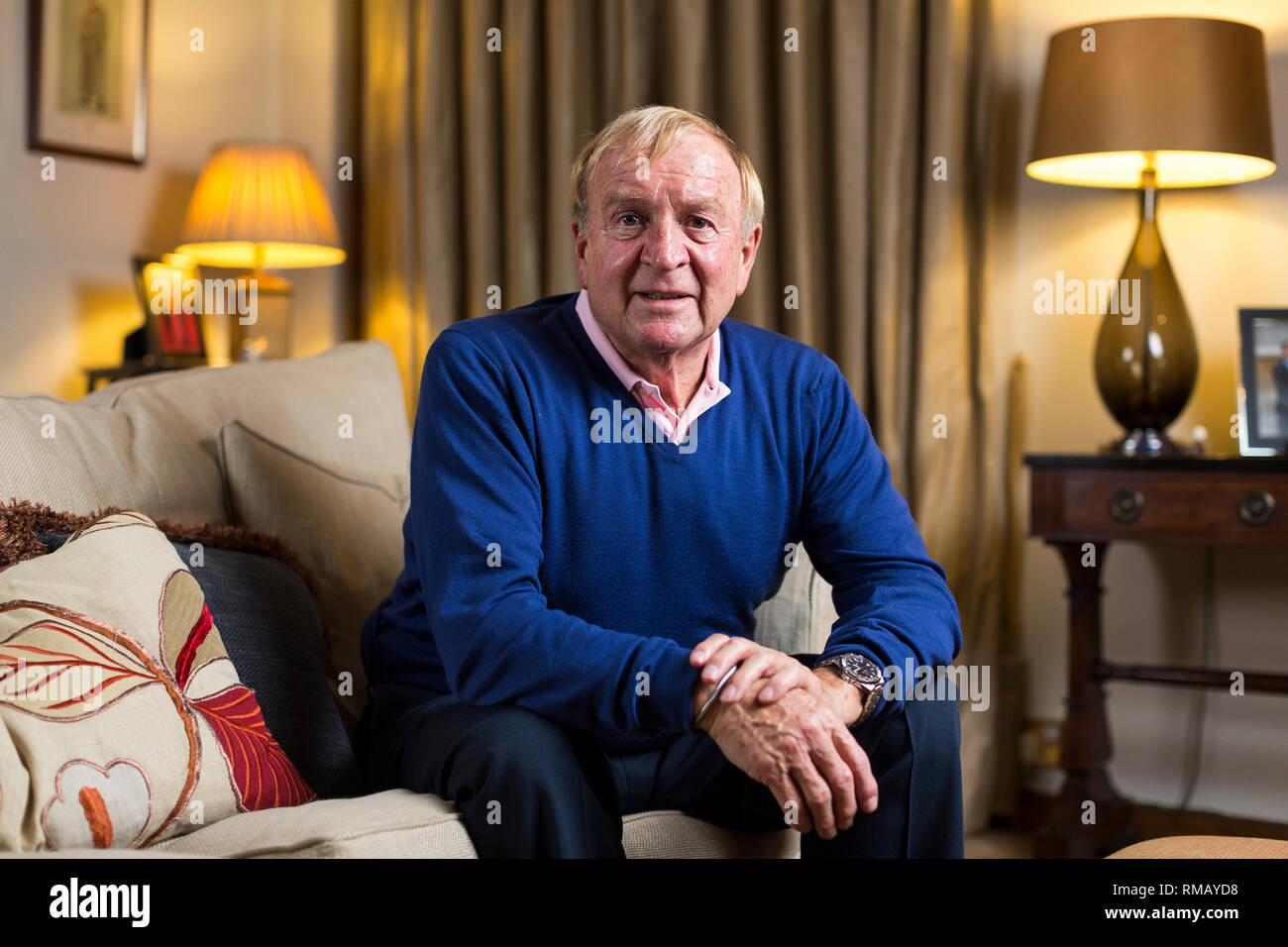 Images of Francis Lee, former professional footballer, relaxed at his ...