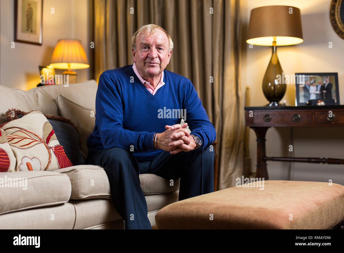 Images of Francis Lee, former professional footballer, relaxed at his ...