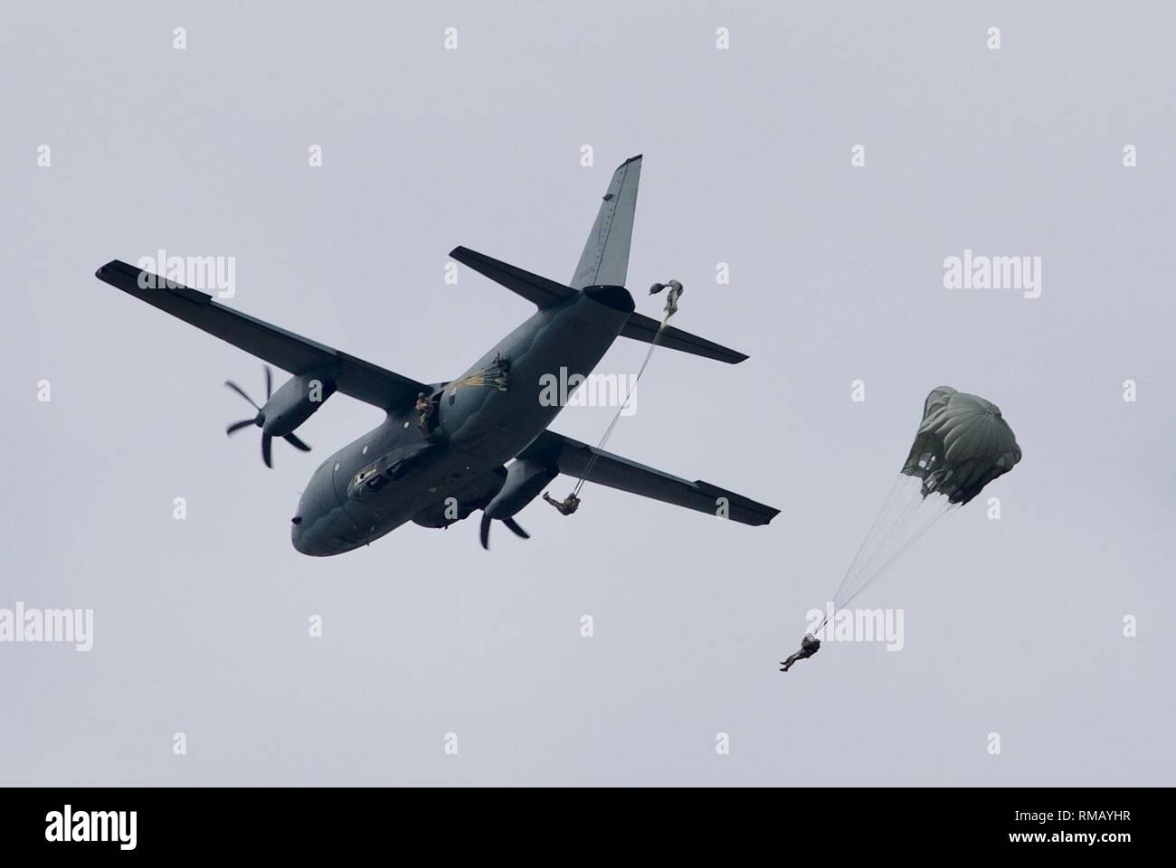A Group of U.S. Army Paratroopers, assigned to 20th Special Forces ...