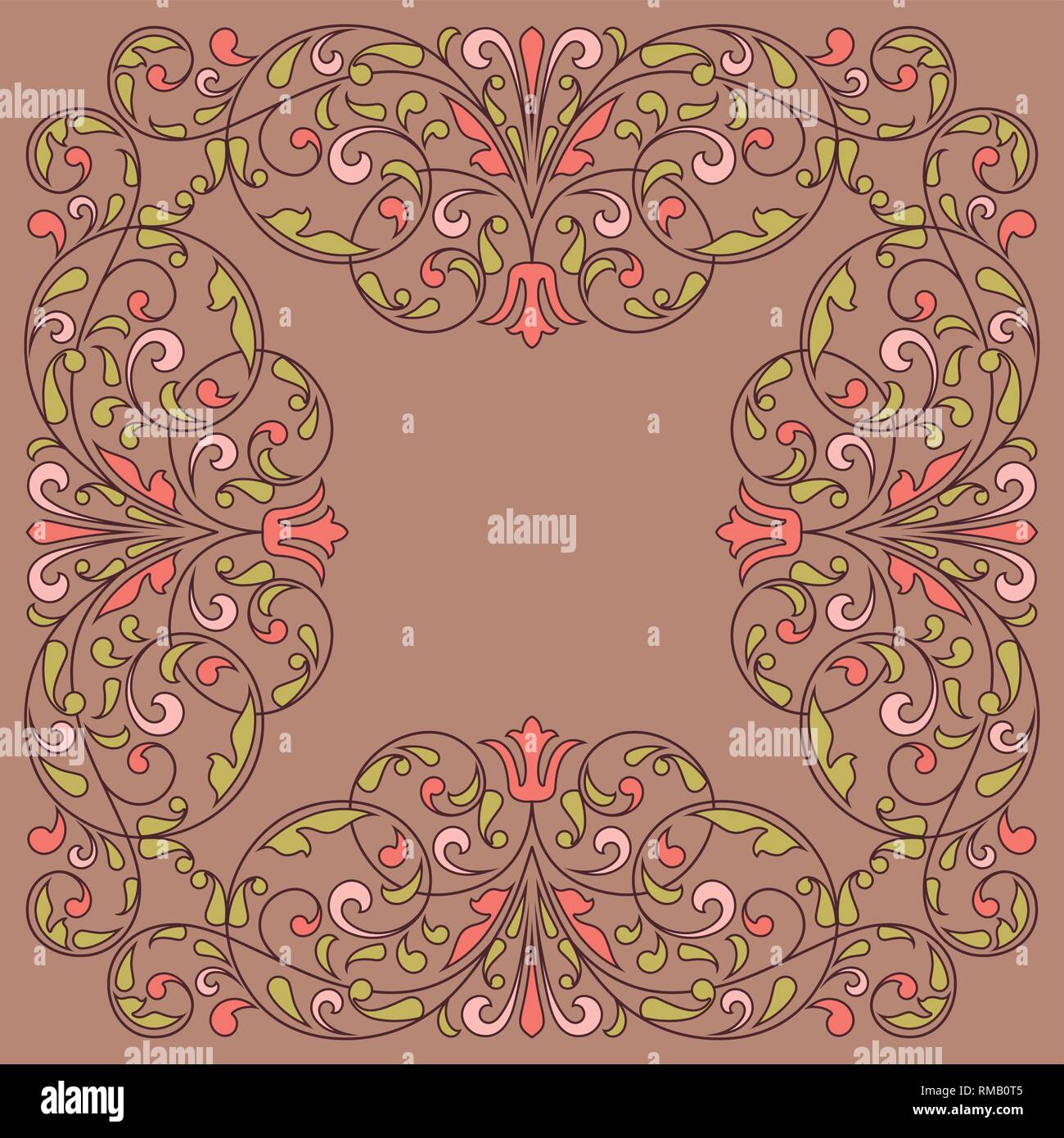 Floral pattern for invitation or greeting card Stock Vector Image & Art ...