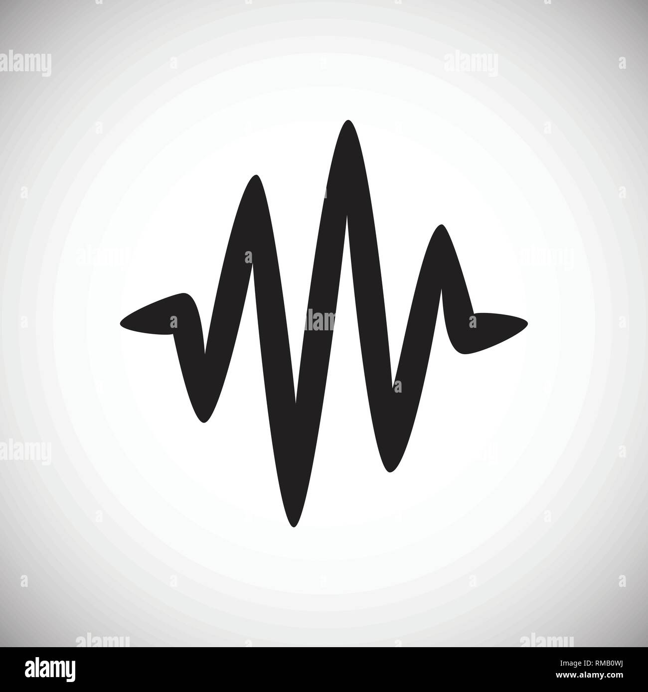 Equalizer icon on white background for graphic and web design, Modern ...