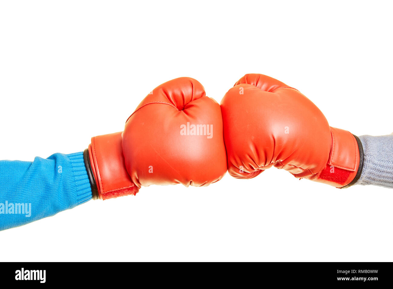 Couple man woman boxing in hi-res stock photography and images - Alamy