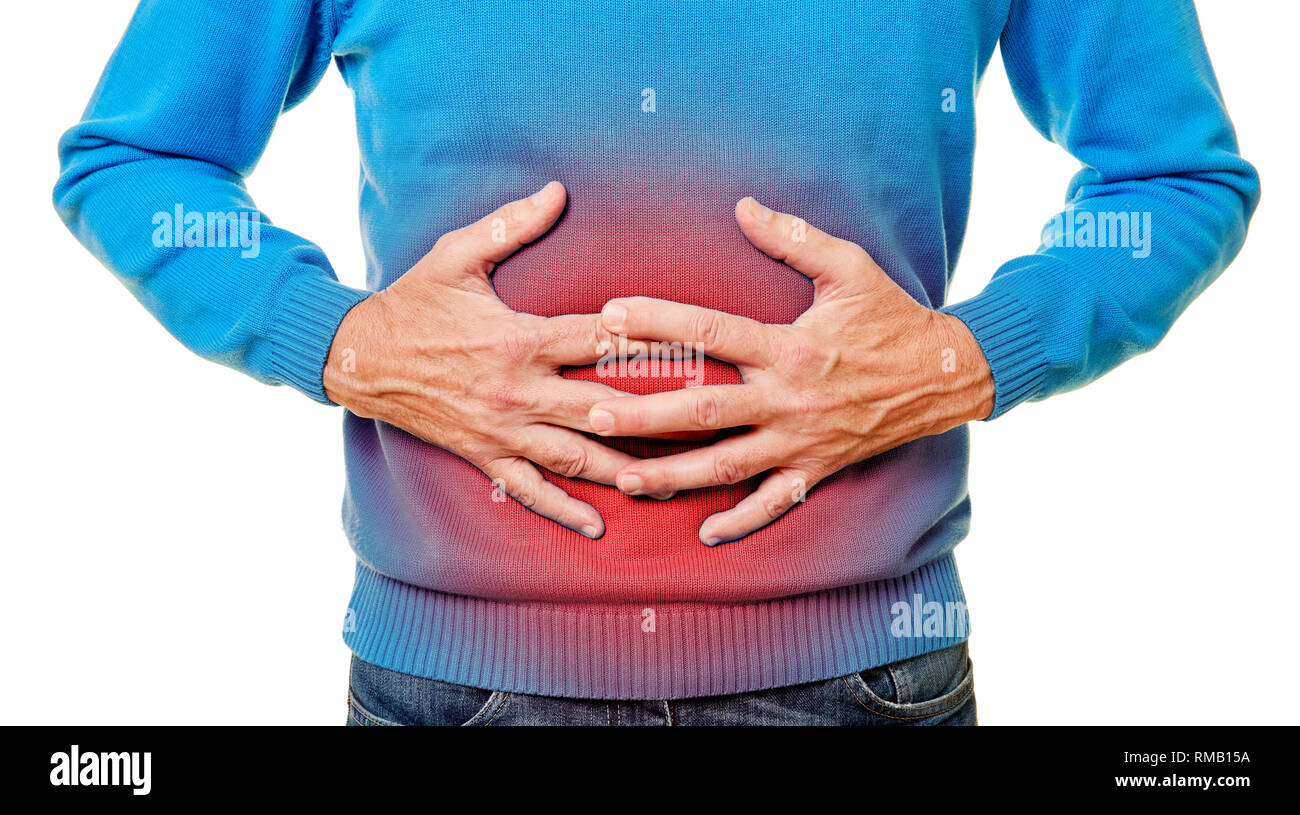 Bellyache man hi-res stock photography and images - Alamy