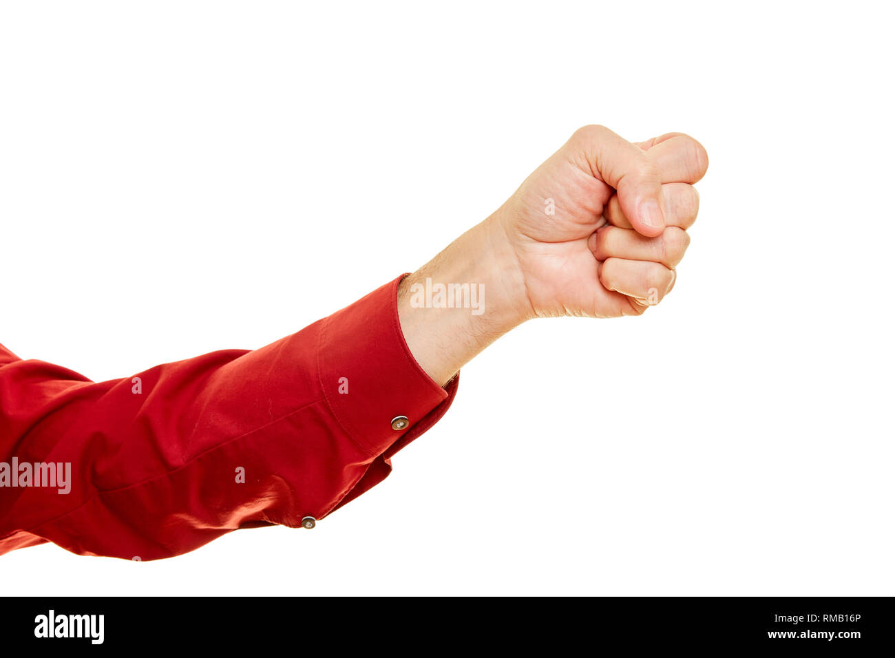Determined fighting Cut Out Stock Images & Pictures - Alamy